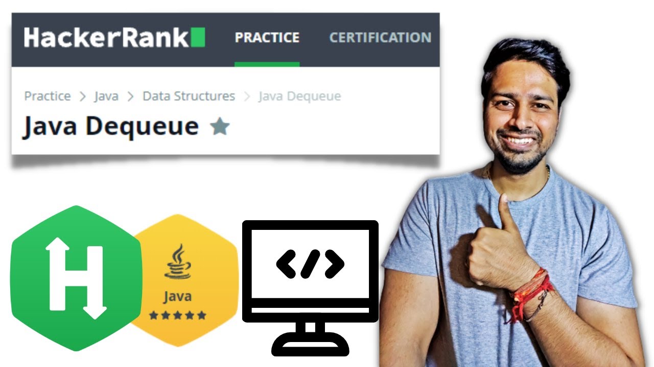 HackerRank | Java | Deque | Certification | Gold Badge