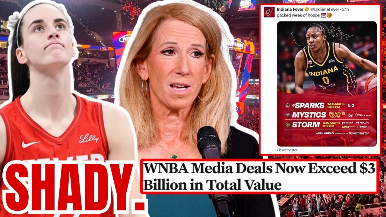 WNBA Scrambles for More TV MONEY Before Caitlin Clark's Career is RUINED by the Indiana Fever!