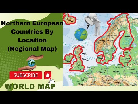 Region: Northern Europe (Countries By Location)/Map of North Europe / Northern Europe Countries Quiz