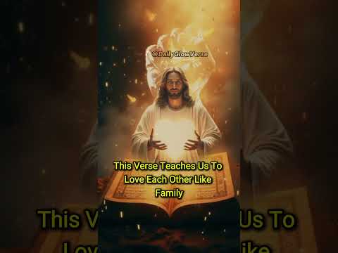 Want to Love Like Jesus? Romans 12:10 Explains | Morning Prayer Verse | Bible Verse #bibleshorts