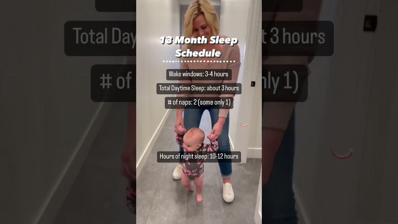 13 Month Sleep Schedule #takingcarababies #babysleeptips
