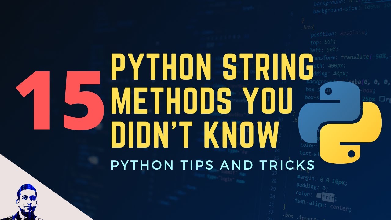 15 Python String Methods You Didn't Know | Python Tips and Tricks | Python string manipulation