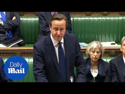David Cameron discusses report into Fusilier Rigby's killing - Daily Mail