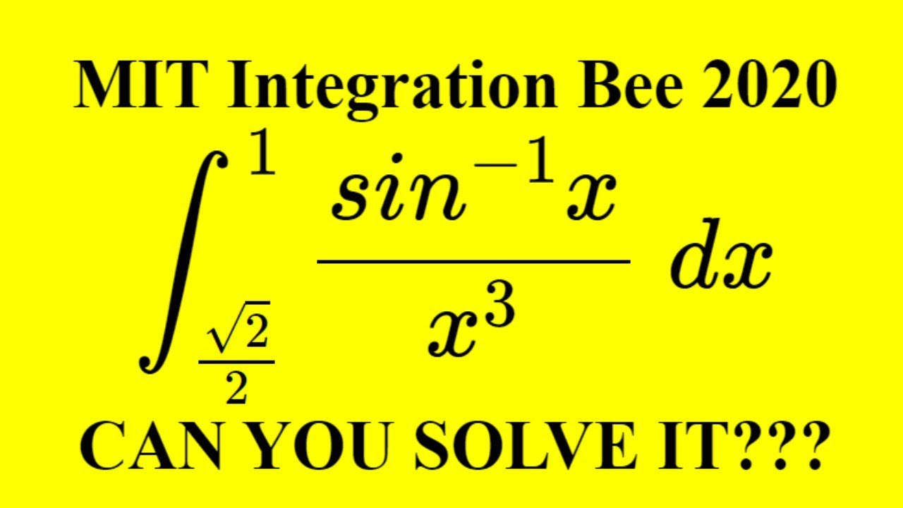 MIT Integration Bee 2020 #11