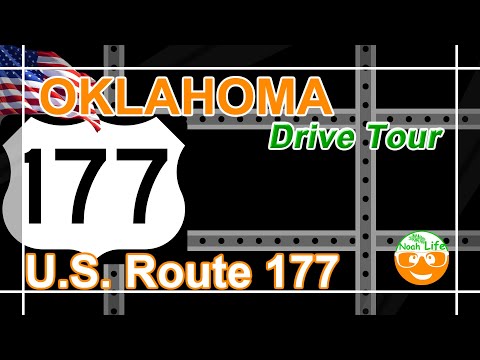 NOAH Drive Tour (77), U.S. Route 177 (Stillwater-Red Rock), OKLAHOMA, U.S./Road Driving