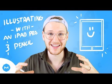 How to create illustrations on an iPad Pro + Pencil using Adobe Draw
