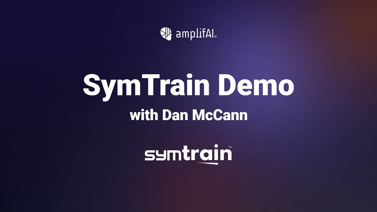 Contact Center AI Demo Day: SymTrain Demo | AmplifAI