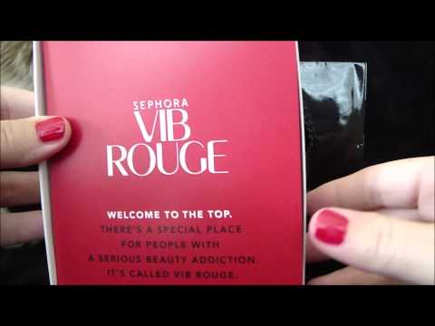 Sephora VIB Rouge unboxing / Upcoming Promotion 2013