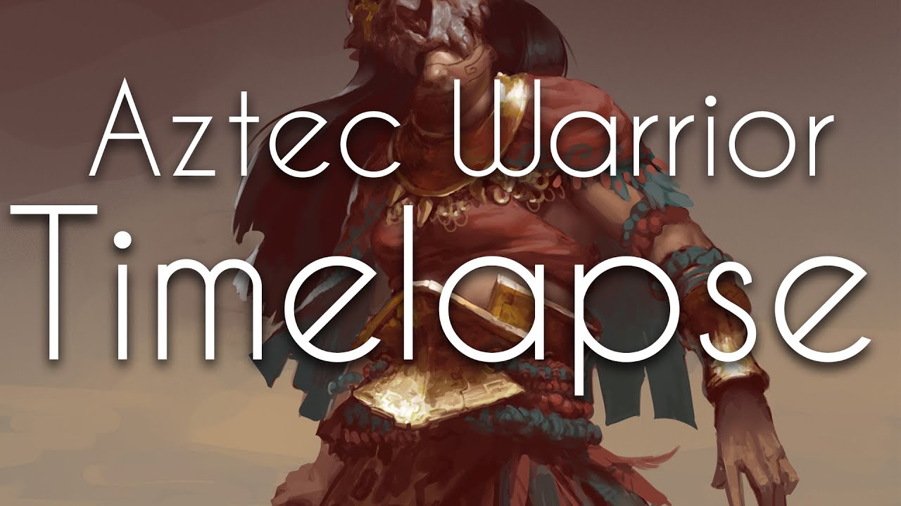 Aztec Warrior - Painting Process