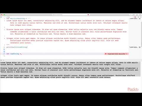 Learn Swift 5 Tips Tricks and Techniques What You Did Not Know about String | packtpub com ...