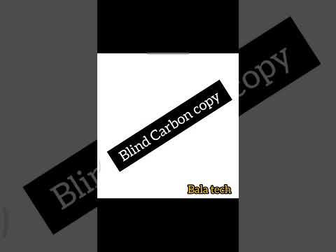what is CC & BCC? |Email||Tamil|
