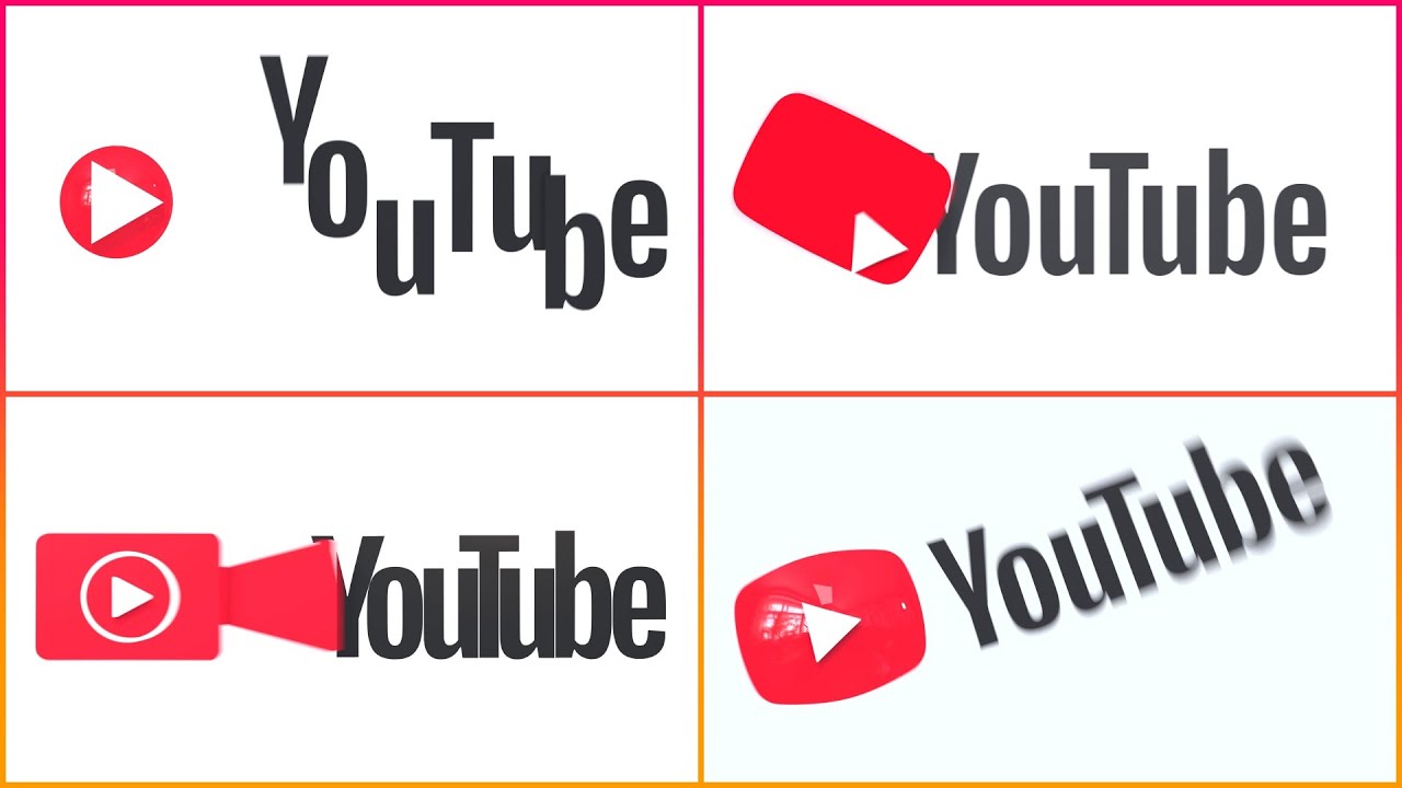 YouTube Logo Intro Compilation - Camera, Lens and Play