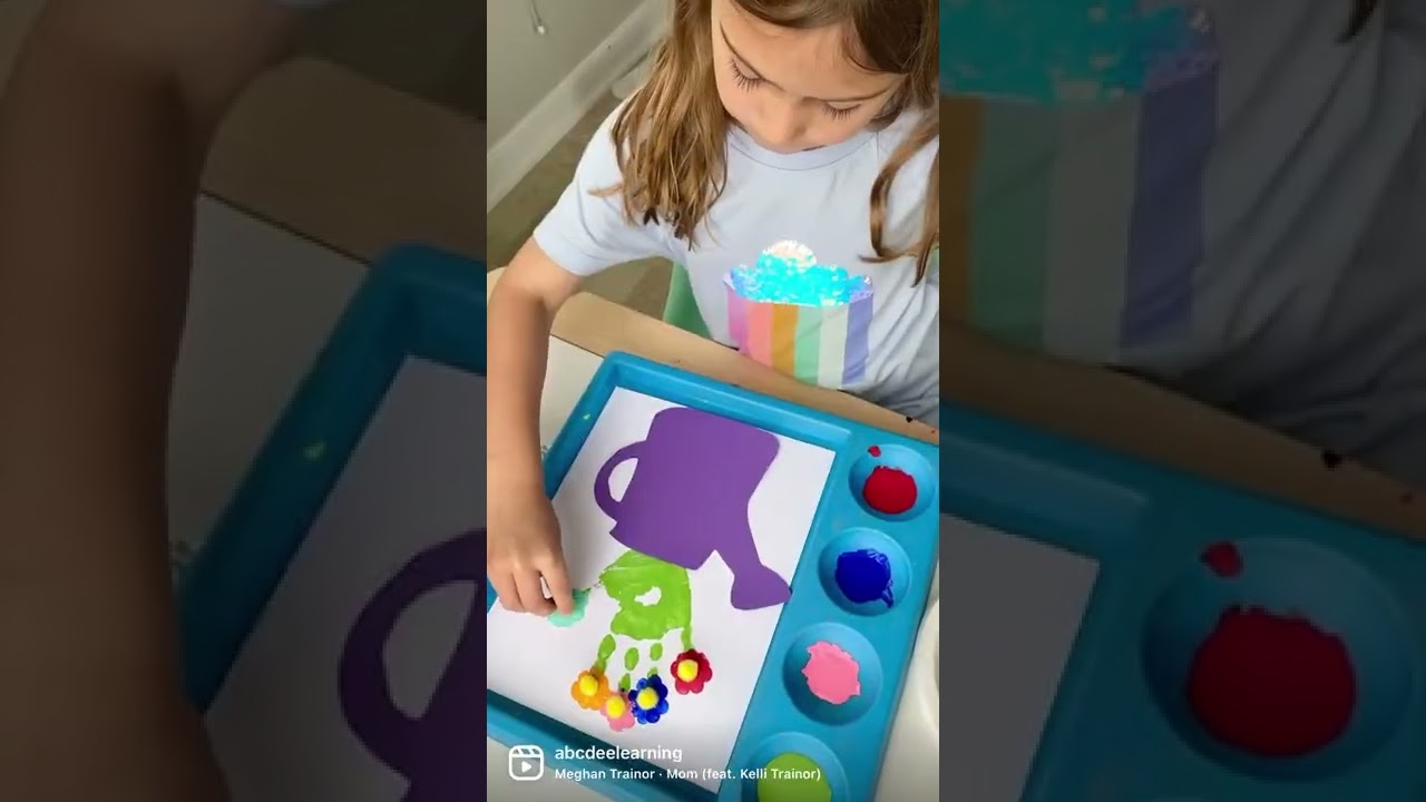 Watering Can Handprint Mother's Day Craft