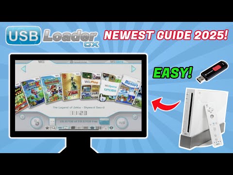 Play Wii and GameCube Games off your USB Drive! (USB Loader GX Tutorial Easy! for Beginners 2025)
