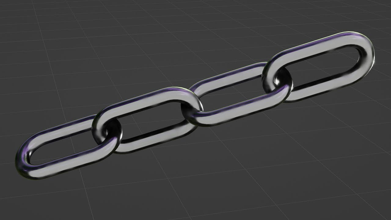 Lazy CHAINS (blender geometry nodes)