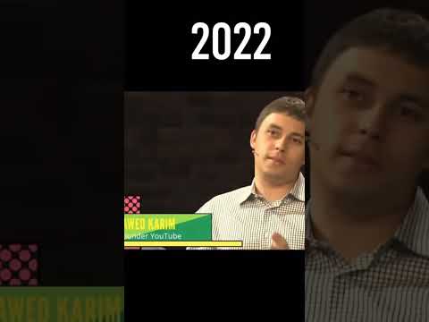 First YouTube video then vs. now | jawed Karim #shorts #fyp #viral #meme #memes