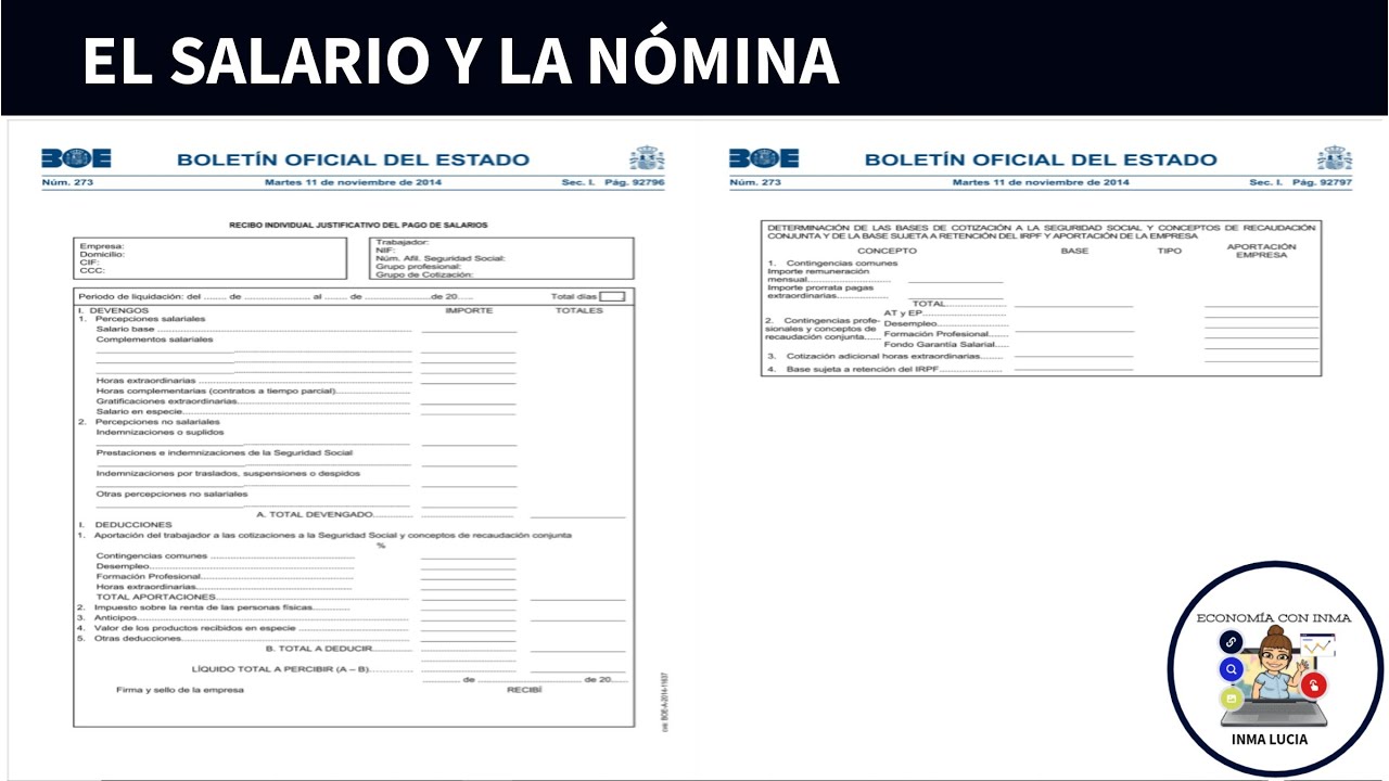 El salario y la nómina