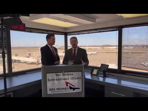 New federal investment for the DSM Airport.