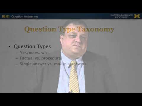 Lecture 49 — Question Answering - Natural Language Processing | University of Michigan