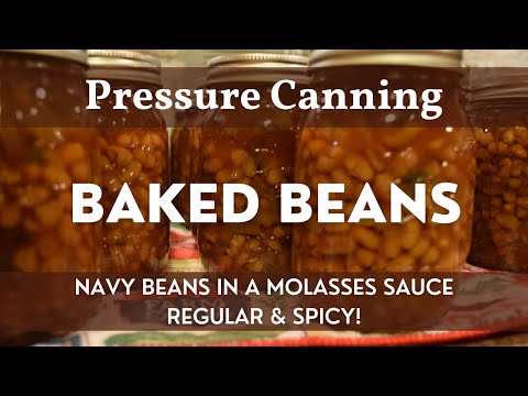 Homemade Baked Beans | Step by Step How to Pressure Can | Canning Recipe - Baked Beans From Scratch!