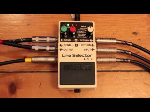 Roland Boss LS-2 Line Selector Pedal - Versatile Signal Routing