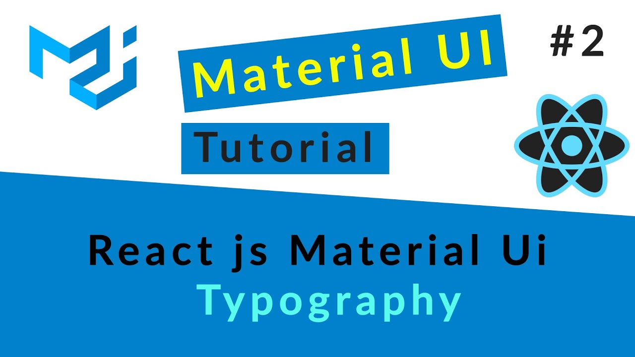 Material UI Tutorial #2 || Typography || Ujjwal Technical Tips