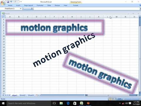 Word art explained in Microsoft office Excel 2007
