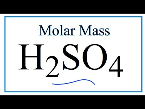 Molar Mass / Molecular Weight of H2SO4: Sulfuric acid
