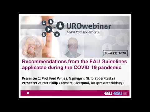Urowebinar: COVID-19 recommendations for onco-urologists