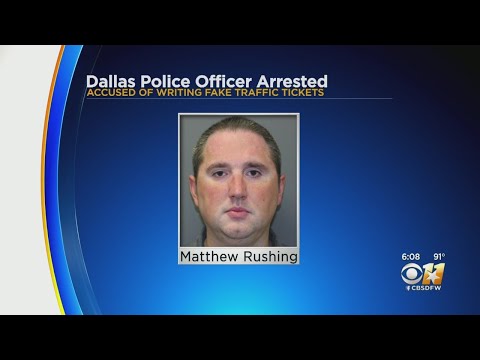 Dallas Police Officer Arrested For Allegedly Writing Fake Tickets