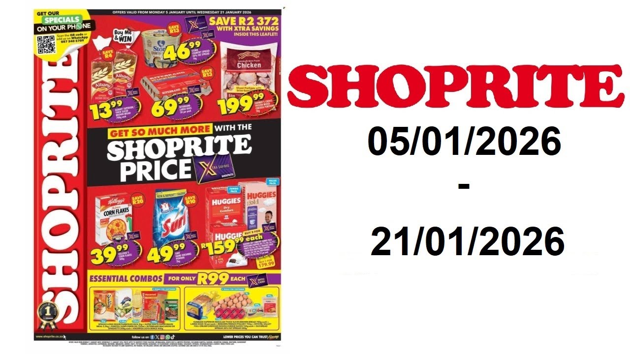 Shoprite specials - January Price Gauteng - 05/01/2026 - 21/01/2026