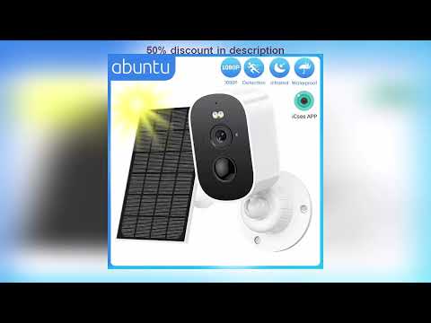 #1080P WiFi Camera Solar Outdoor Wireless Battery Powered Bullet Security Camera PIR Motion Alarm