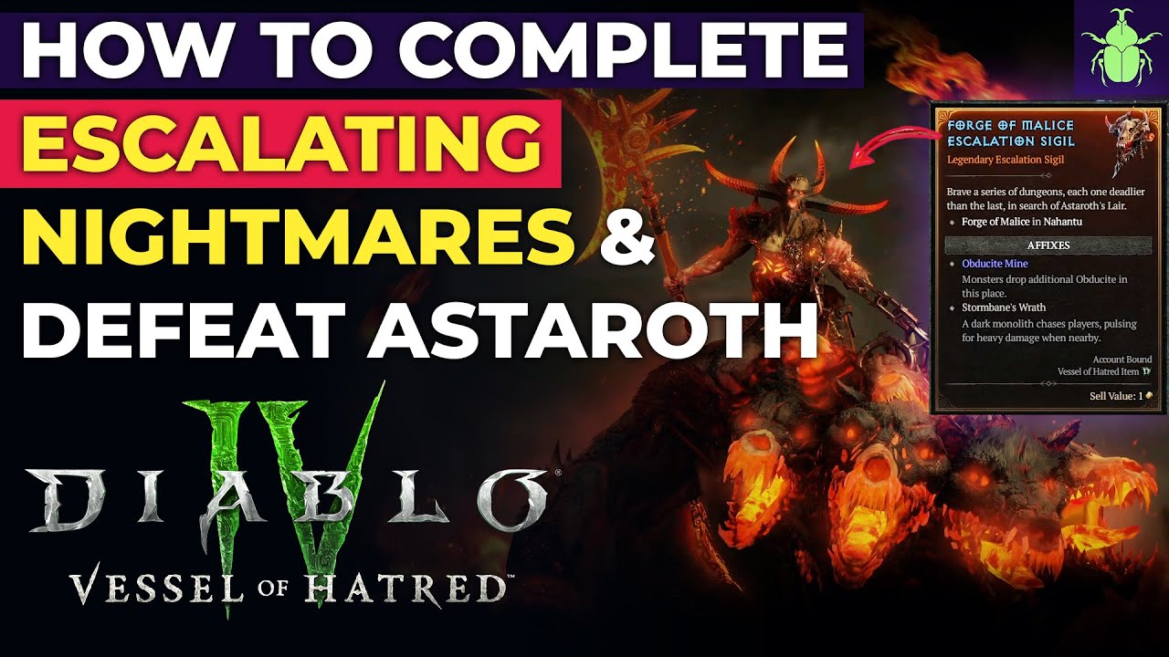 Diablo 4 - How to Complete Escalating Nightmares & Defeat Astaroth
