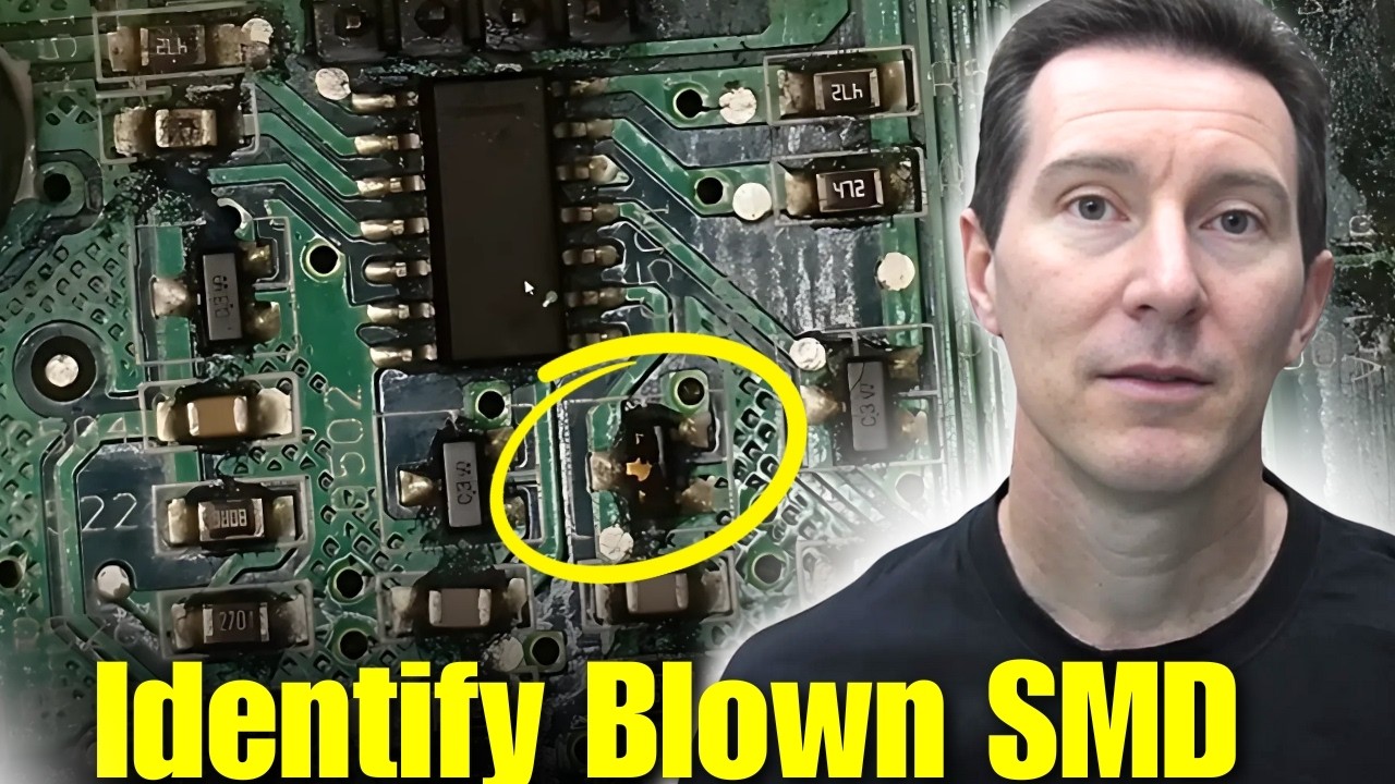 EEVblog 1666 - Blown SMD Component Identification