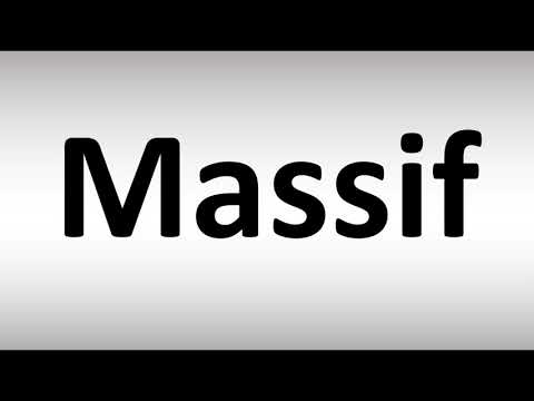 How to Pronounce Massif