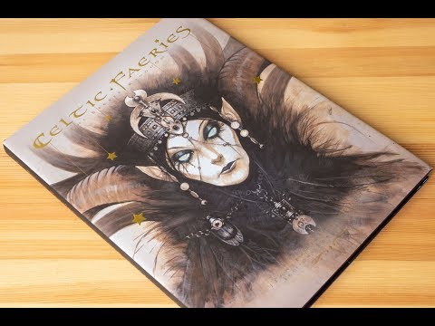 Celtic Faeries by Jean-Baptiste Monge (book flip)