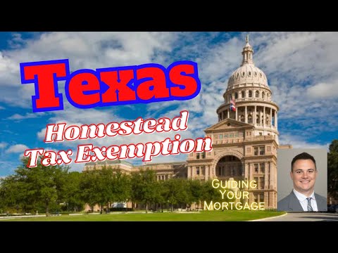 Texas Homestead Property Tax Exemption