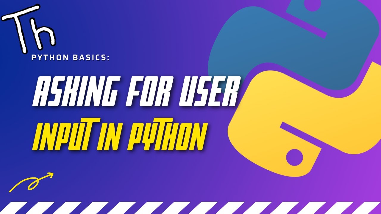 How to Ask the User for Input in Python - Python Basics #3