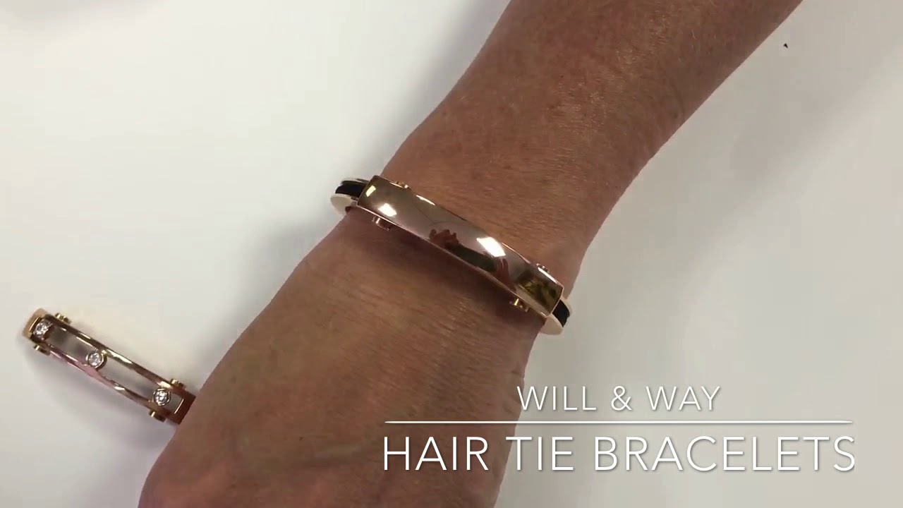 Will and Way Hair Tie Bracelet Tutorial