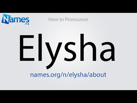 How to Pronounce Elysha