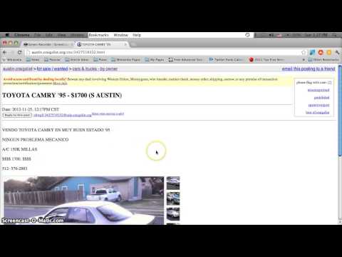 Craigslist Austin Used Cars for Sale by Owner - Cheap Vehicles Under $1500 in December 2012