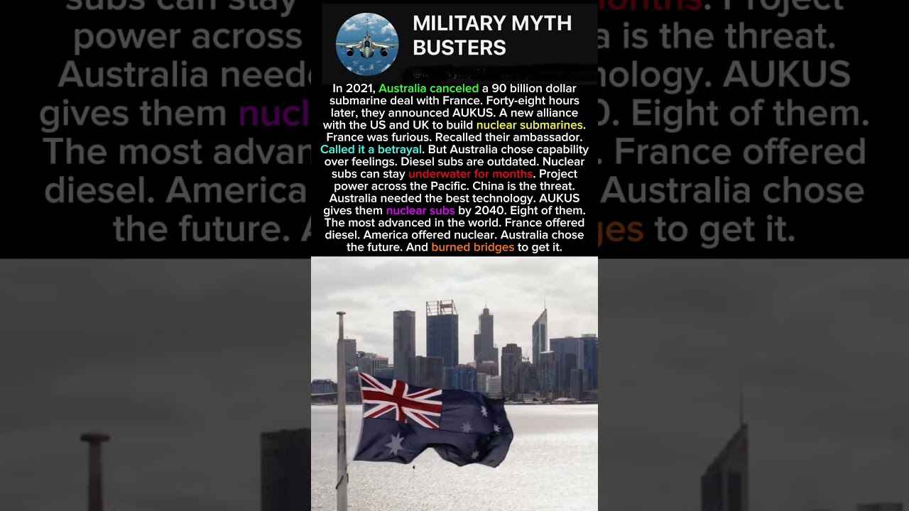 Australia Canceled a $90B Deal… Then Joined AUKUS