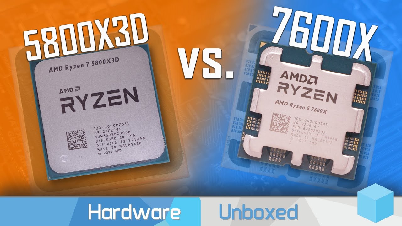 Ryzen 7 5800X3D or Ryzen 5 7600X? AM4 vs AM5: 50+ Game Benchmark
