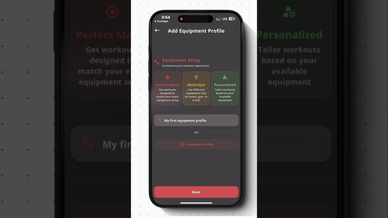 Trainingsschema genereren tutorial
