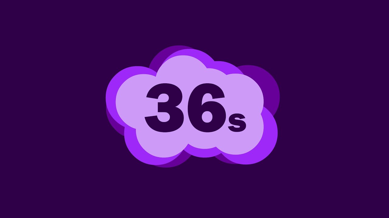 36 Second Timer (Basic Purple)