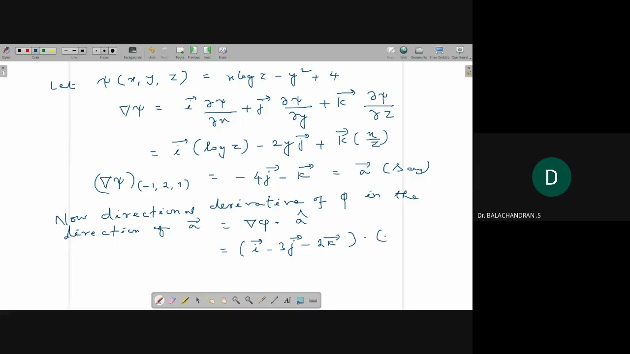 Vector differentiation - Lecture 2