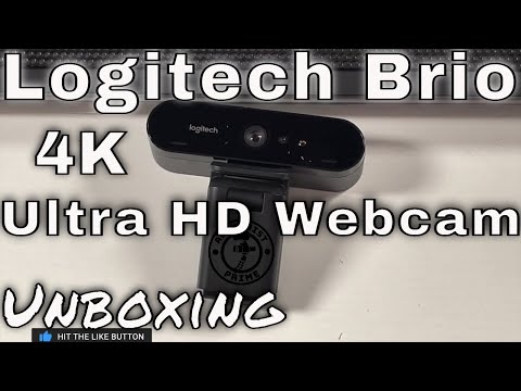 The Logitech Brio 4K Ultra HD Webcam Unboxing