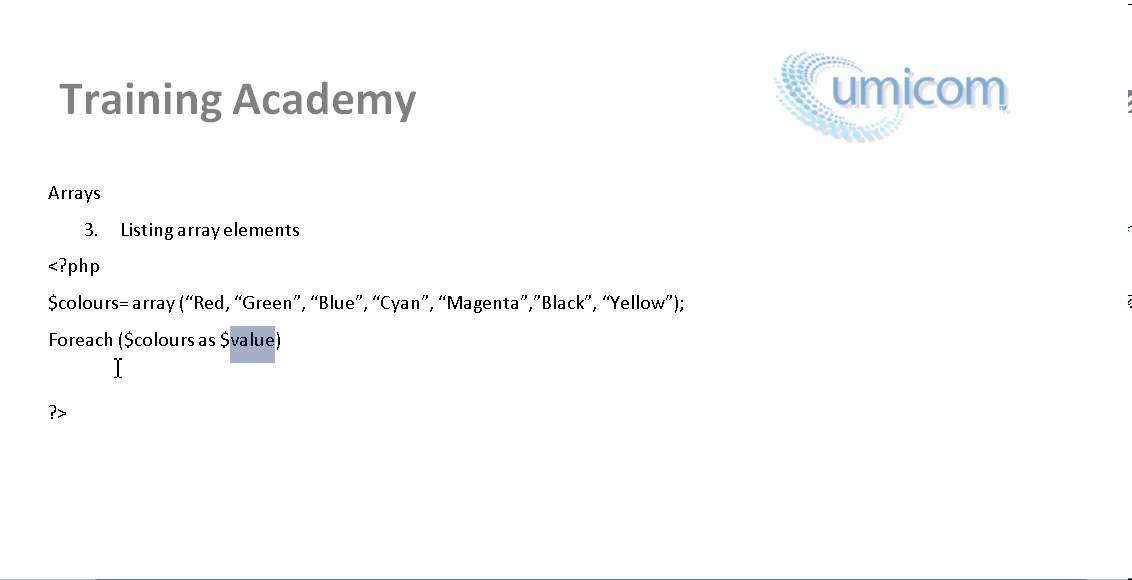 Part 32: Learning Programming (PHP Web Development)  - Listing array elements with ForEach