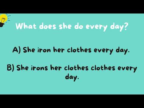 L9W5D5 Parallel- Simple Present gene…: English ESL video lessons
