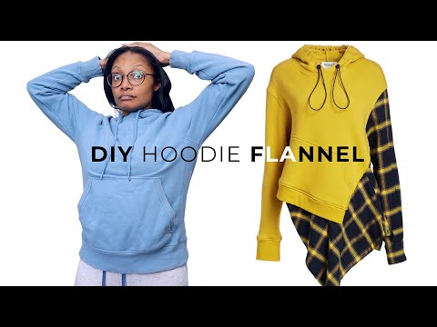 Can I DIY this $690 Monse Hoodie Flannel? | Easy Thrift Flip